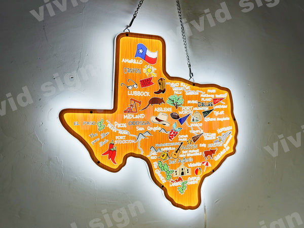 Texas State Serving Board 3D LED Neon Sign Light Lamp – neonsign.us