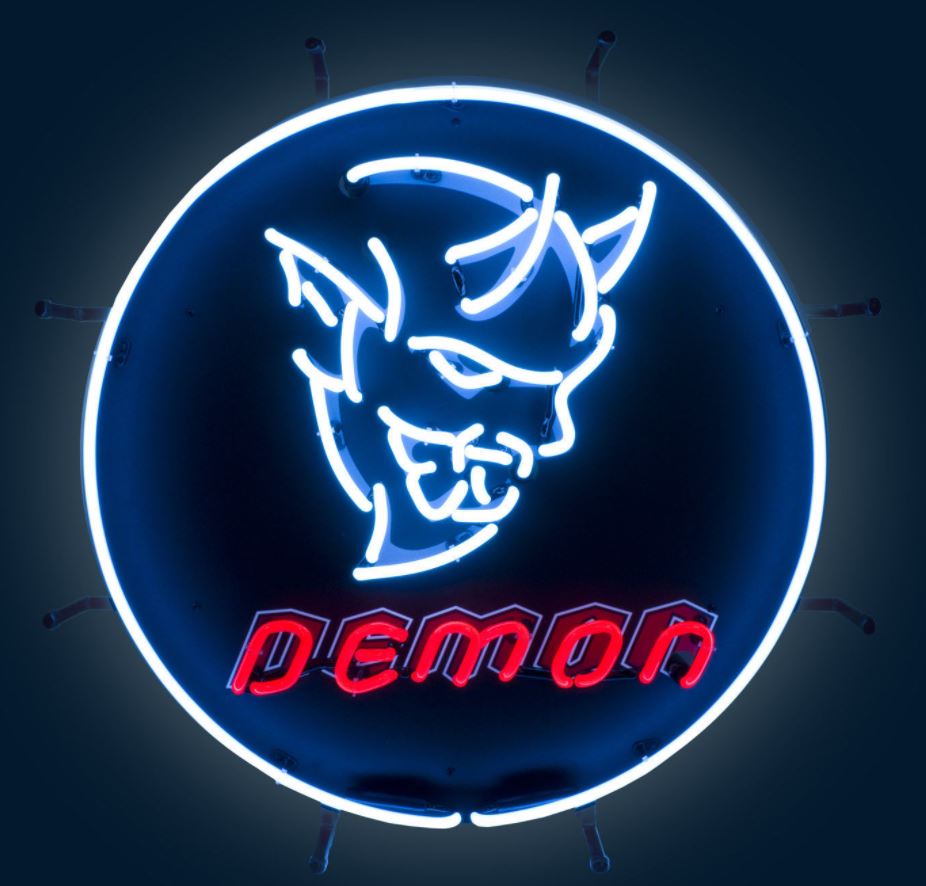 Dodge Challenger SRT Demon Garage Neon Light Sign Lamp – neonsign.us