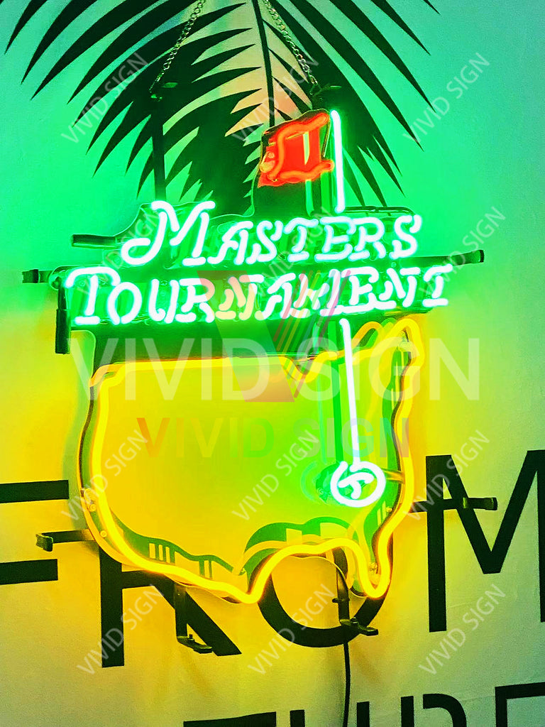 Masters Tournament Golf Neon Light Sign Lamp With HD Vivid Printing ...