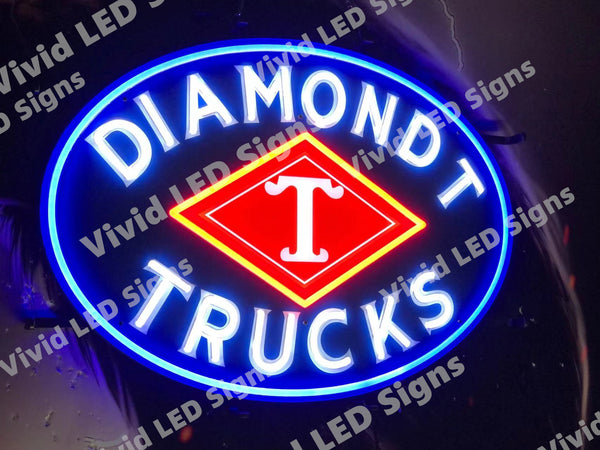 Diamond T Trucks LED Neon Sign Light Lamp – neonsign.us