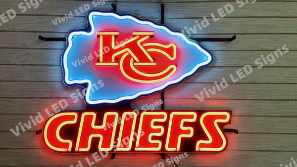 Kansas City Chiefs LED Neon Sign Light Lamp – neonsign.us