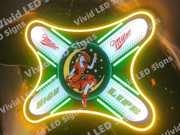 High Life Girl LED Neon Sign Light Lamp – neonsign.us