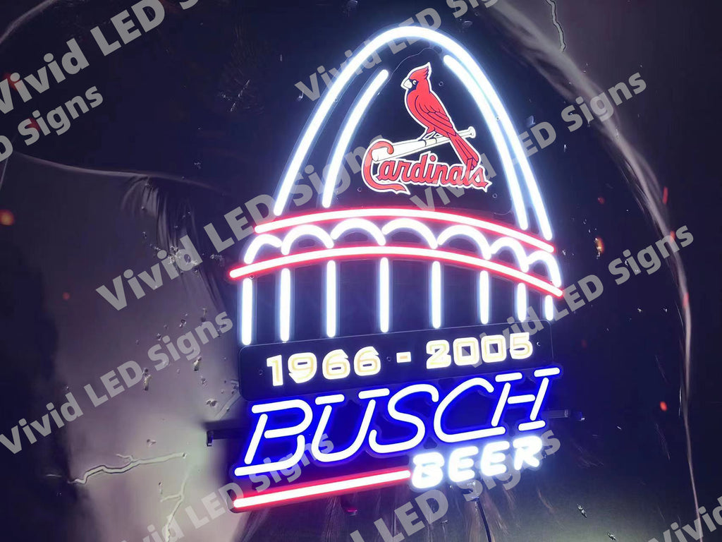 St. Louis Cardinals Stadium Busch Beer LED Neon Sign Light Lamp ...