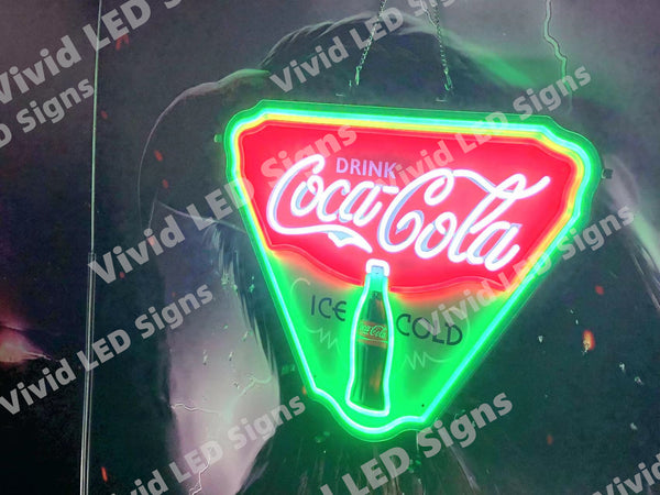 Coca Cola Ice Cold Drink LED Neon Sign Light Lamp – neonsign.us