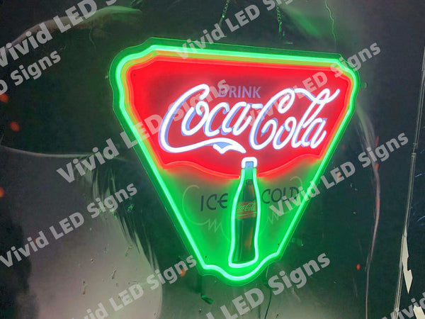 Coca Cola Ice Cold Drink LED Neon Sign Light Lamp – neonsign.us