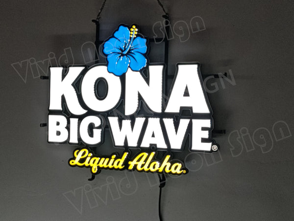 Kona Big Wave Beer LED Neon Sign Light Lamp With Dimmer – neonsign.us