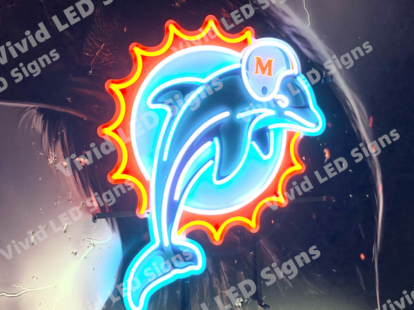 Miami Dolphins LED Neon Sign Light Lamp – neonsign.us