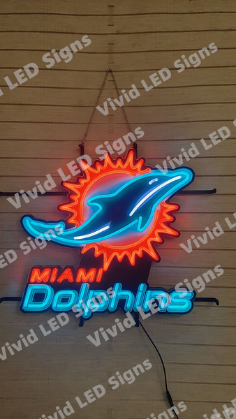 Miami Dolphins LED Neon Sign Light Lamp – neonsign.us