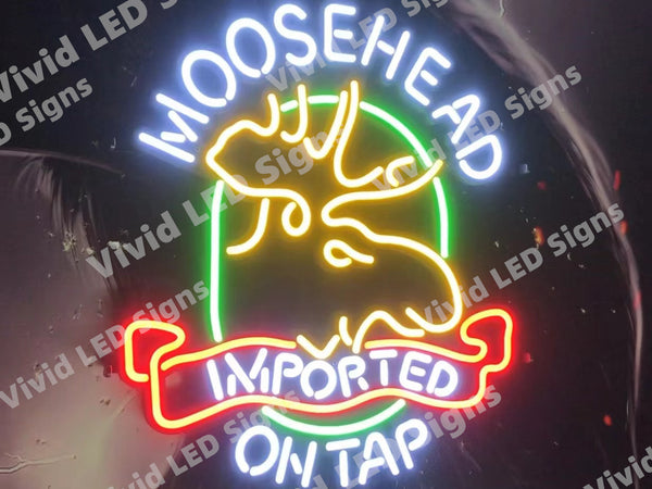 Moosehead Imported On Tap LED Neon Sign Light Lamp – neonsign.us