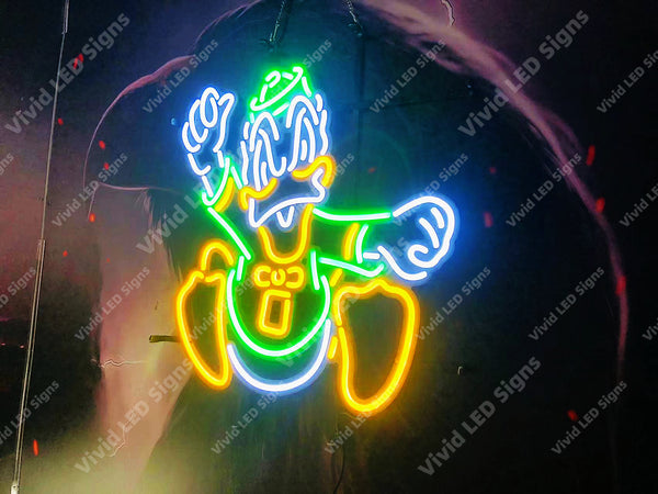 Oregon Ducks LED Neon Sign Light Lamp WIth Dimmer – neonsign.us