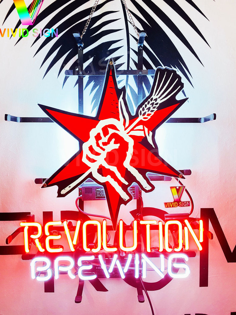 Revolution Brewing Beer Neon Light Sign Lamp With HD Vivid Printing ...