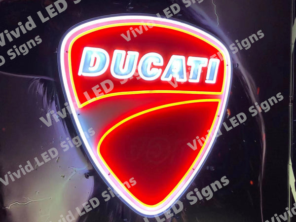 Ducati Italian Motorcycles Auto LED Neon Sign Light Lamp – neonsign.us
