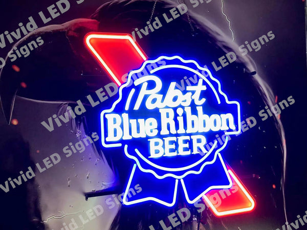 Pabst Blue Ribbon Beer LED Neon Sign Light Lamp – neonsign.us