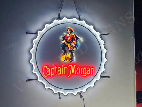Captain Morgan Spiced Rum LED Neon Sign Light Lamp – neonsign.us