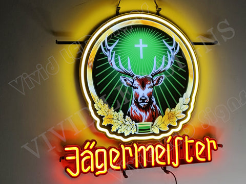 Jagermeister Liqueur Beer LED Neon Sign Light Lamp – neonsign.us