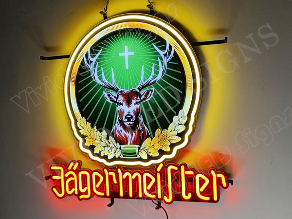 Jagermeister Liqueur Beer LED Neon Sign Light Lamp – neonsign.us