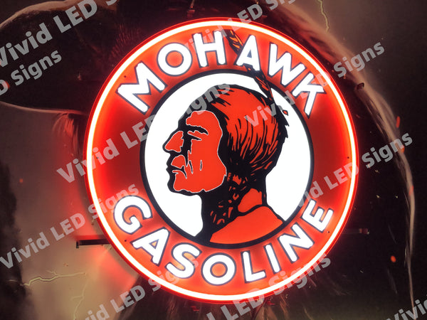 Mohawk Gasoline LED Neon Sign Light Lamp – neonsign.us
