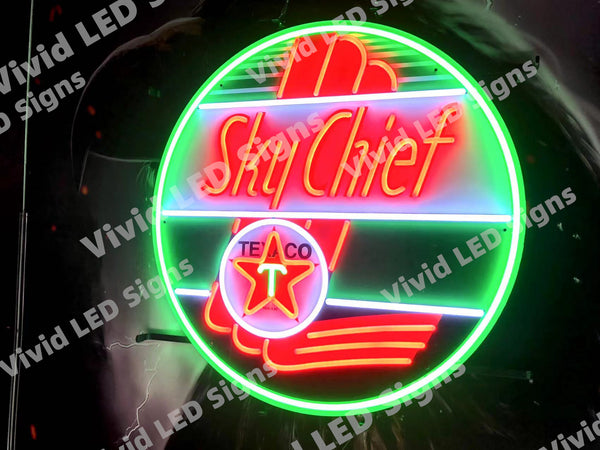 Texaco Sky Chief LED Neon Sign Light Lamp – neonsign.us