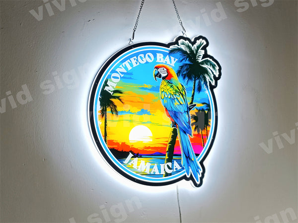 Montego Bay Jamaica 3D LED Neon Sign Light Lamp – neonsign.us