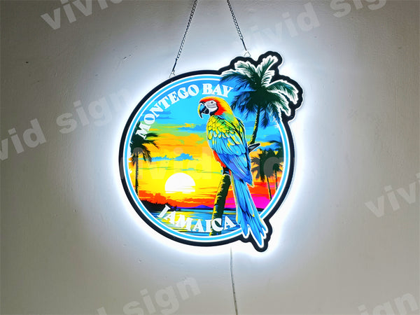 Montego Bay Jamaica 3D LED Neon Sign Light Lamp – neonsign.us