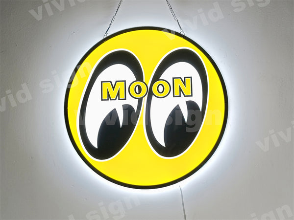 Moon Eyes Porcelain Drag Racing 3D LED Neon Sign Light Lamp – neonsign.us