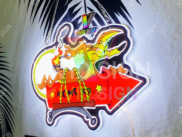 ACME Wile E. Coyote 3D LED Neon Sign Light Lamp – neonsign.us
