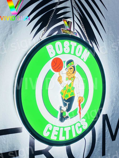 Boston Celtics 3D LED Neon Sign Light Lamp – neonsign.us