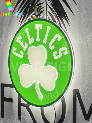 Boston Celtics 3D LED Neon Sign Light Lamp – neonsign.us