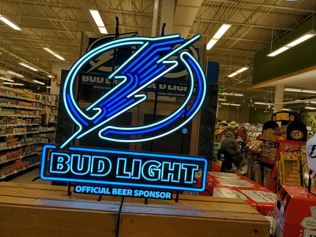 Bud Light Tampa Bay Lightning Beer LED Neon Sign Light Lamp – neonsign.us