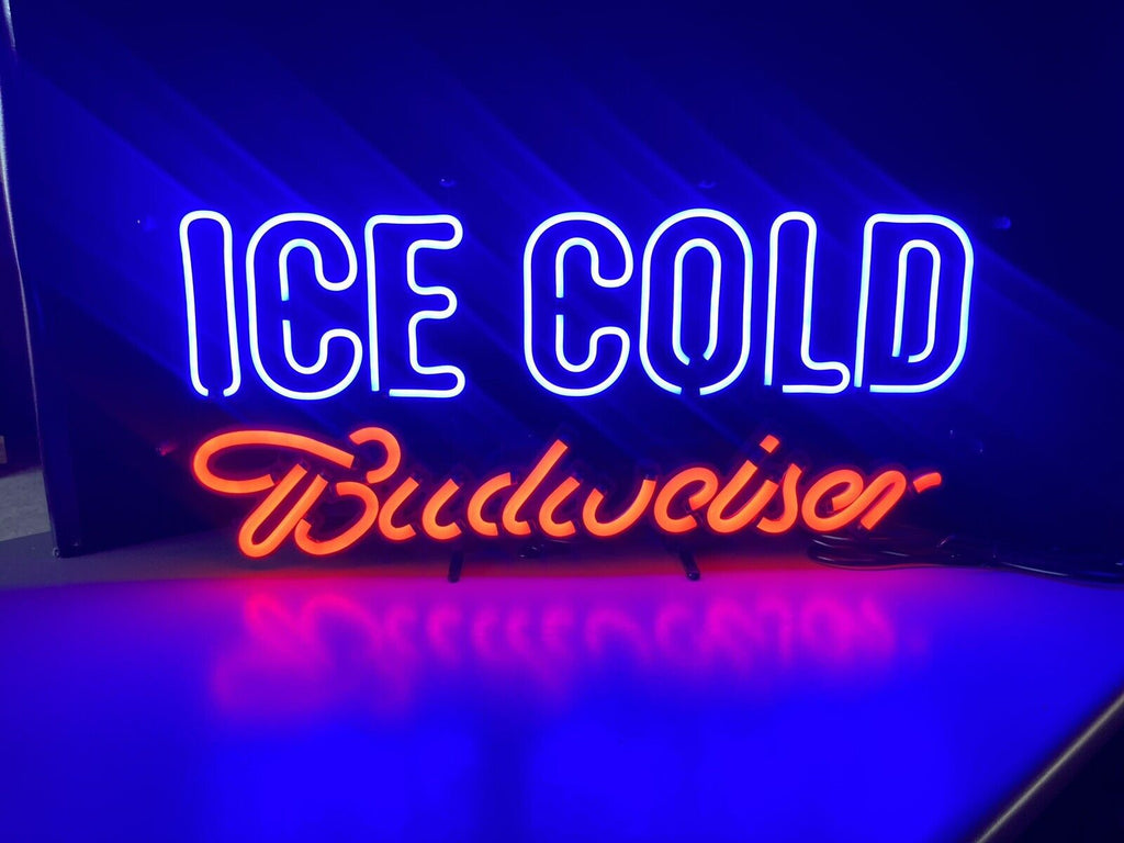 Budweiser Ice Cold LED Neon Sign Light Lamp – neonsign.us