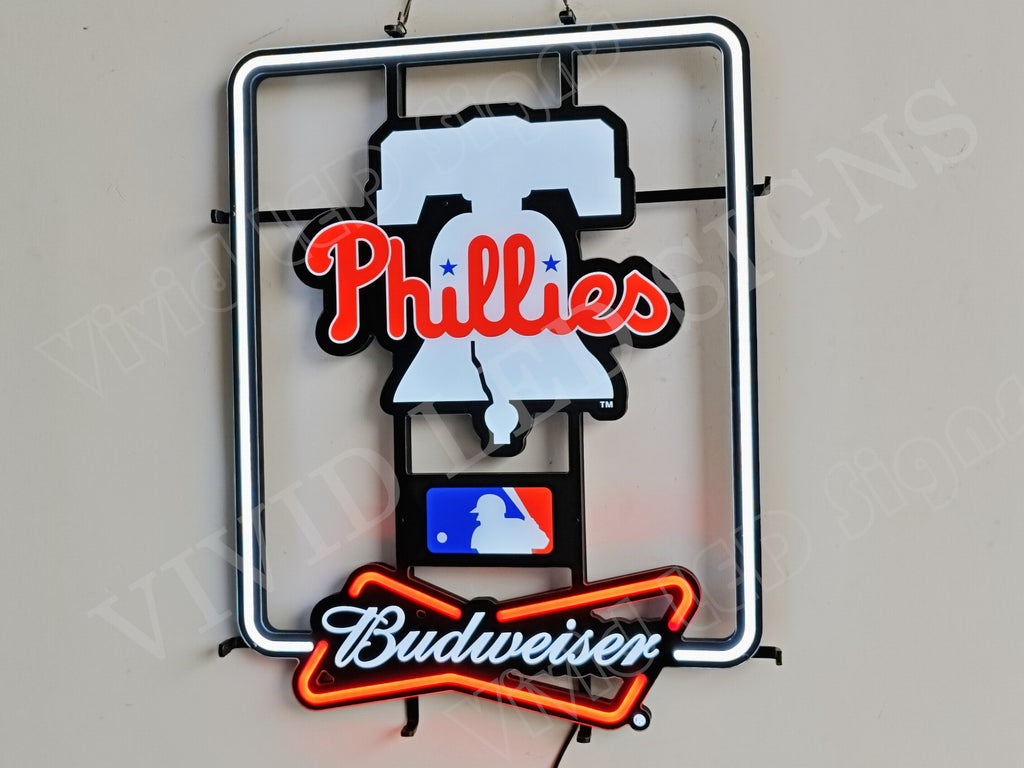Budweiser Philadelphia Phillies LED Neon Sign Light Lamp – neonsign.us