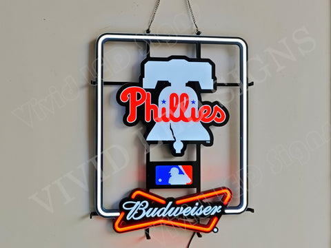 Budweiser Philadelphia Phillies LED Neon Sign Light Lamp – neonsign.us