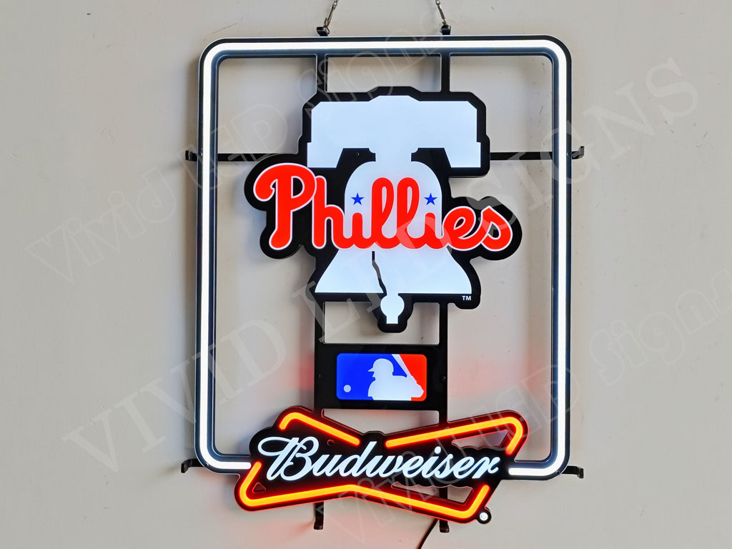 Budweiser Philadelphia Phillies LED Neon Sign Light Lamp – neonsign.us