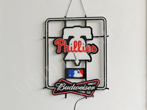 Budweiser Philadelphia Phillies LED Neon Sign Light Lamp – neonsign.us