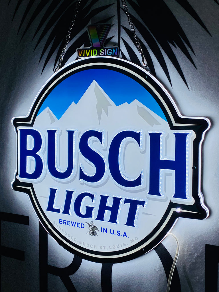 Busch Light Mountain Beer 3D LED Neon Sign Light Lamp – neonsign.us