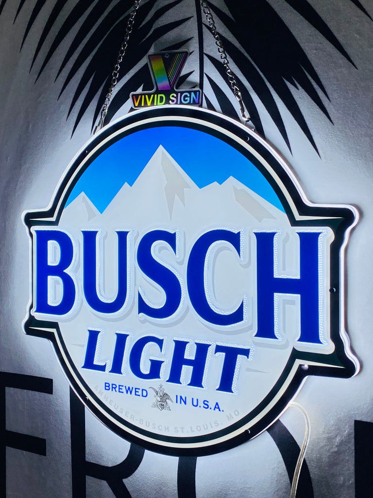 Busch Light Mountain Beer 3D LED Neon Sign Light Lamp – neonsign.us