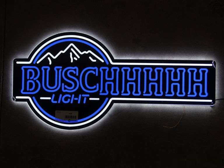 Busch Light Mountain Beer LED Neon Sign Light Lamp – neonsign.us