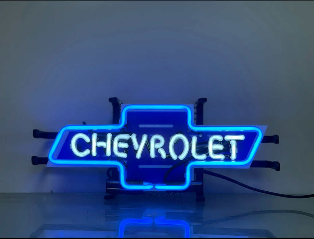 Corvette Chevrolet Camaro Chevy Sports Car Garage Neon Sign Light Lamp ...