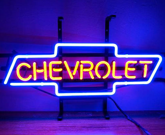 Chevrolet Corvette Camaro Chevy Sports Car Garage Neon Sign Light Lamp ...