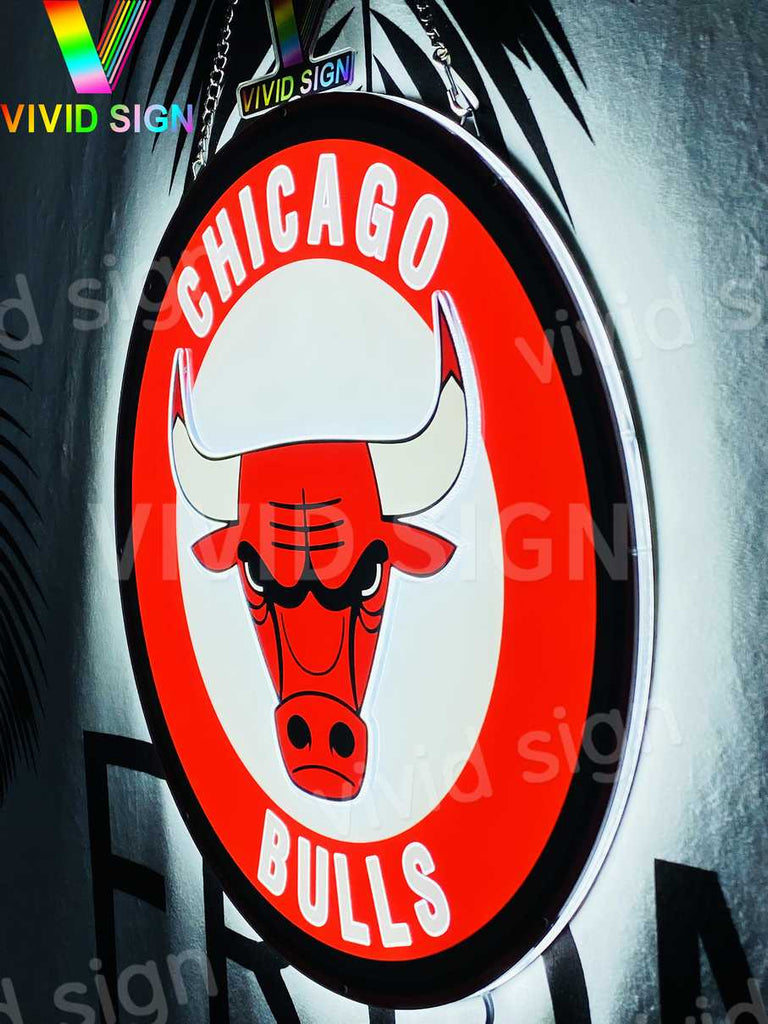 Chicago Bulls 3D LED Neon Sign Light Lamp – neonsign.us