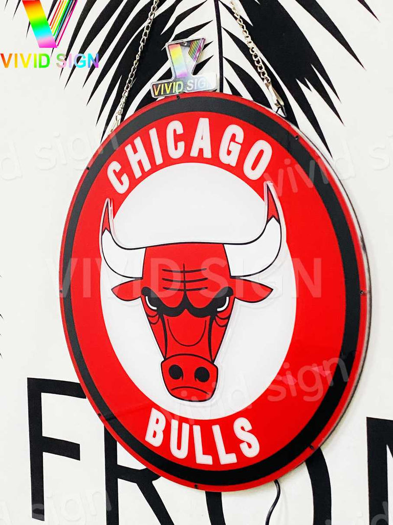 Chicago Bulls 3D LED Neon Sign Light Lamp – neonsign.us