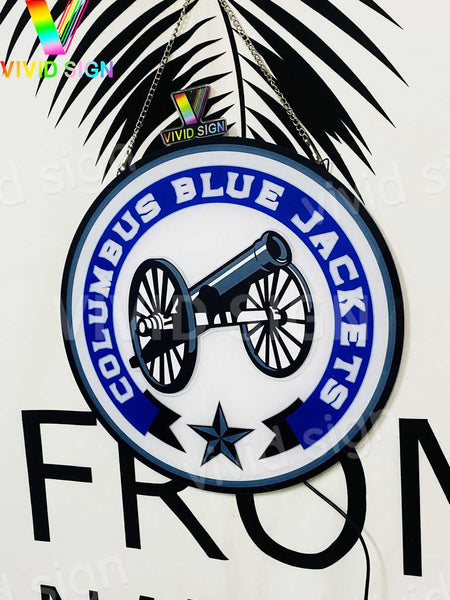 Columbus Blue Jackets 3D LED Neon Sign Light Lamp – neonsign.us