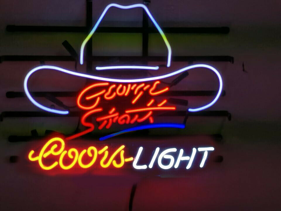 George Strait Wall Decor Beer Neon Sign Light Lamp – neonsign.us