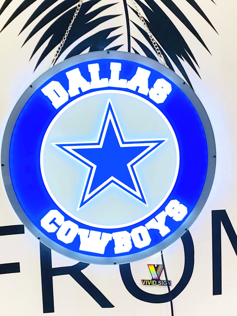 Dallas Cowboys 3D LED Neon Sign Light Lamp – neonsign.us