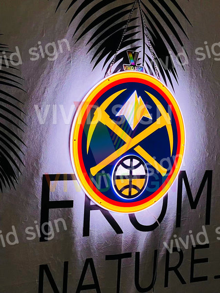 Denver Nuggets 3D LED Neon Sign Light Lamp – neonsign.us