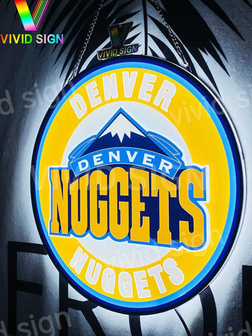 Denver Nuggets 3D LED Neon Sign Light Lamp – neonsign.us