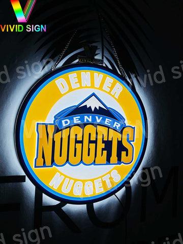 Denver Nuggets 3D LED Neon Sign Light Lamp – neonsign.us