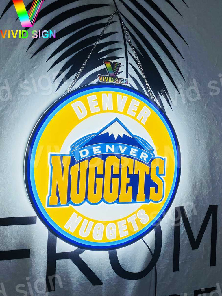 Denver Nuggets 3D LED Neon Sign Light Lamp – neonsign.us