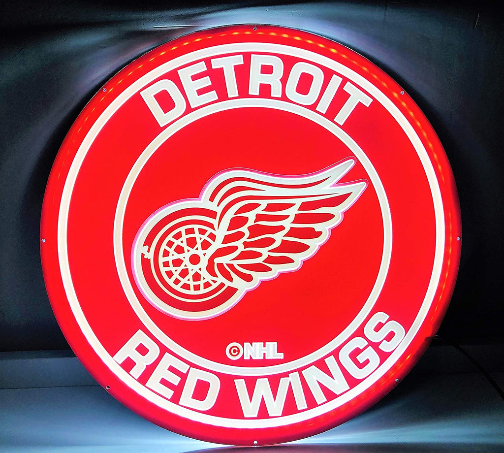 Detroit Red Wings 3D LED Neon Sign Light Lamp – neonsign.us
