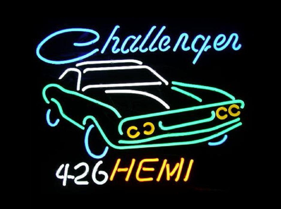Dodge Challenger 426 Hemi Garage Neon Light Sign Lamp – neonsign.us